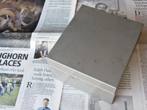 DIY Craft: Decorated Metal Recipe Box - Home Cooking Memories