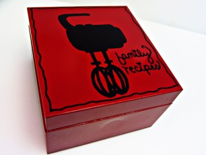 DIY Craft: Decorated Metal Recipe Box - Home Cooking Memories