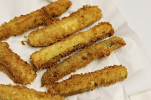 Fried Zucchini with Chipotle Ranch Dip and Parmesan Cheese Ranch Dip ...