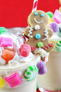Gingerbread House Milkshake Recipe - A Fun Christmas Freak Shake!