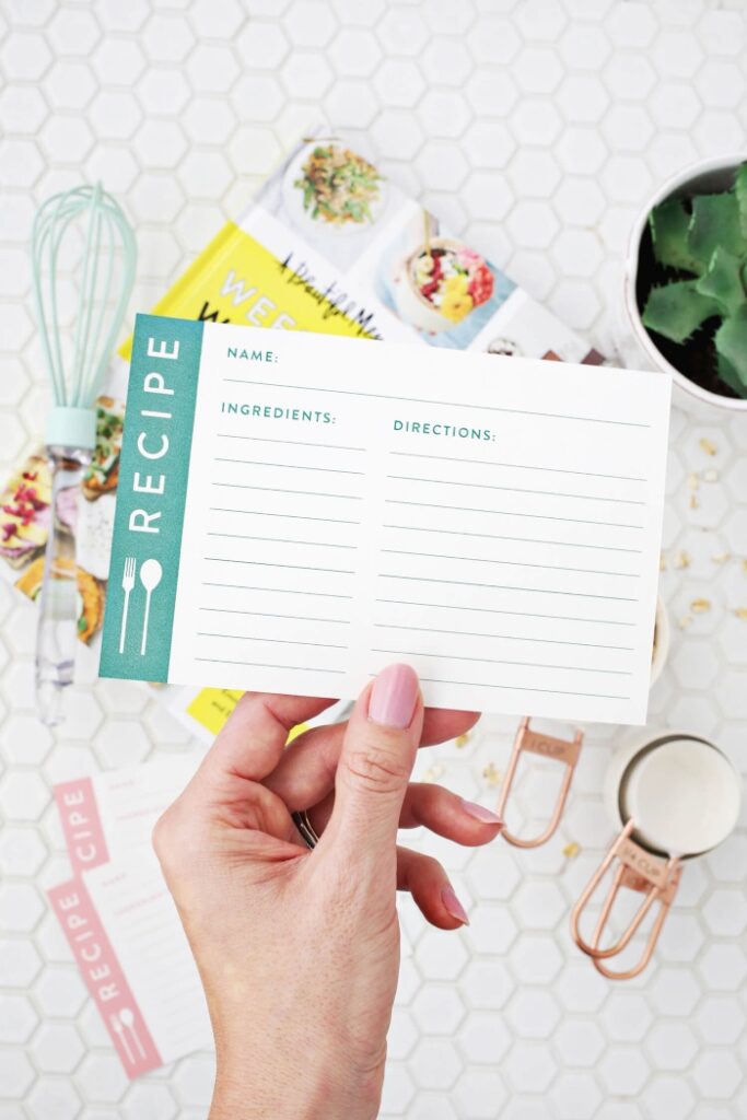 25 Free Printable Recipe Cards - Home Cooking Memories