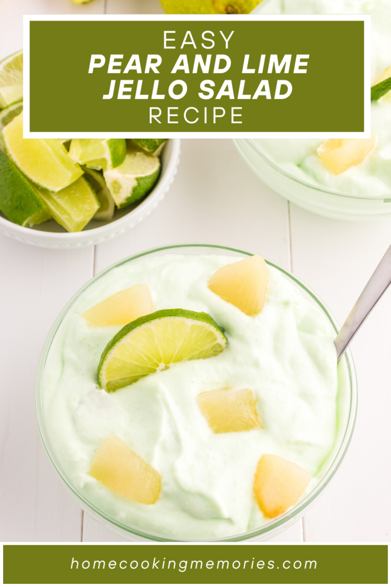 Easy Pear and Lime Jello Salad Recipe - Home Cooking Memories